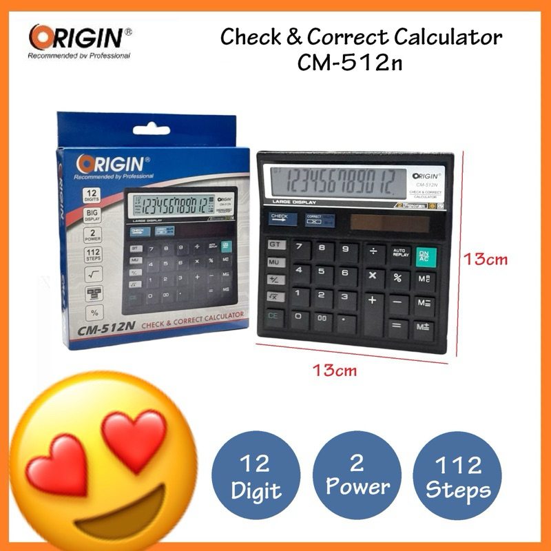 Jual Kalkulator Calculator ORIGIN 12digit (pcs) | Shopee Indonesia