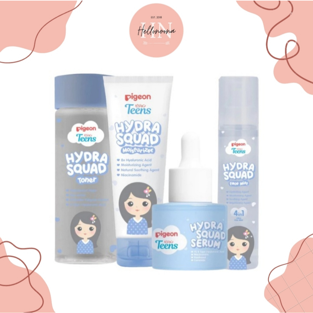 Jual PIGEON TEENS - Hydra Squad Series | Toner | Serum | Moisturizer ...
