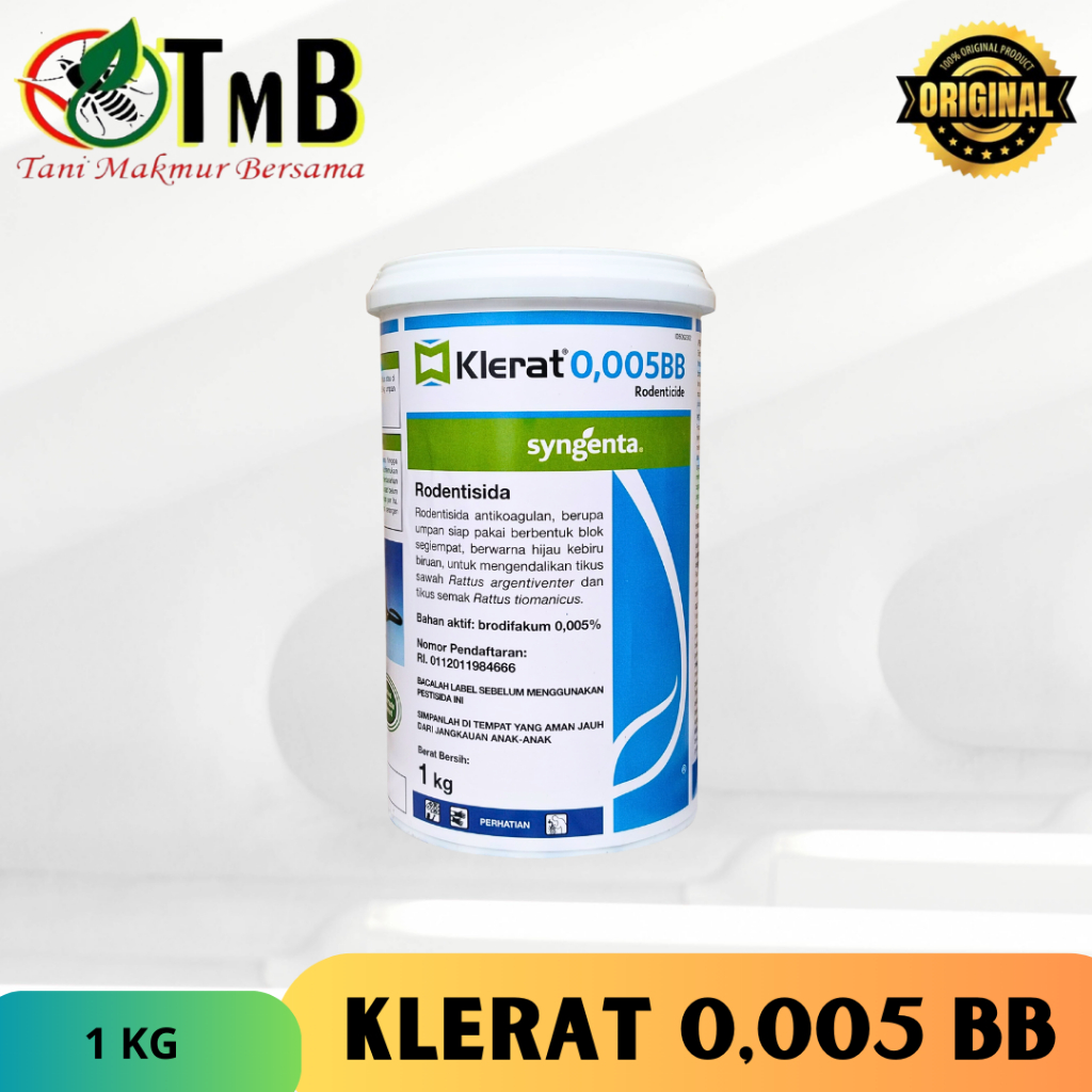 Jual Klerat 0,005BB Rodentisida Umpan Racun Tikus Pembasmi Hama Tikus ...