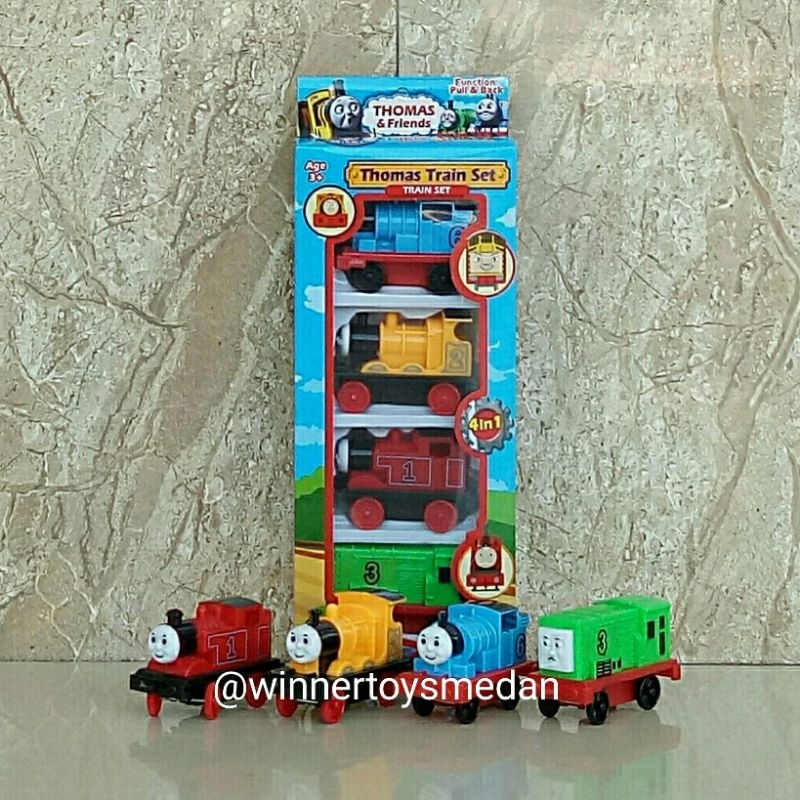 Jual Mainan Train Set TOMAS / Diecast Tomas Train Set /Mainan Kereta ...