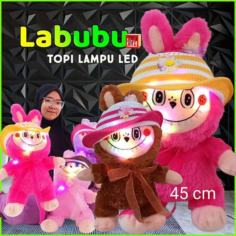 Jual BONEKA LABUBU TINGGI 60CM PAKAI LAMPU LED NYALA THE MONSTER ...