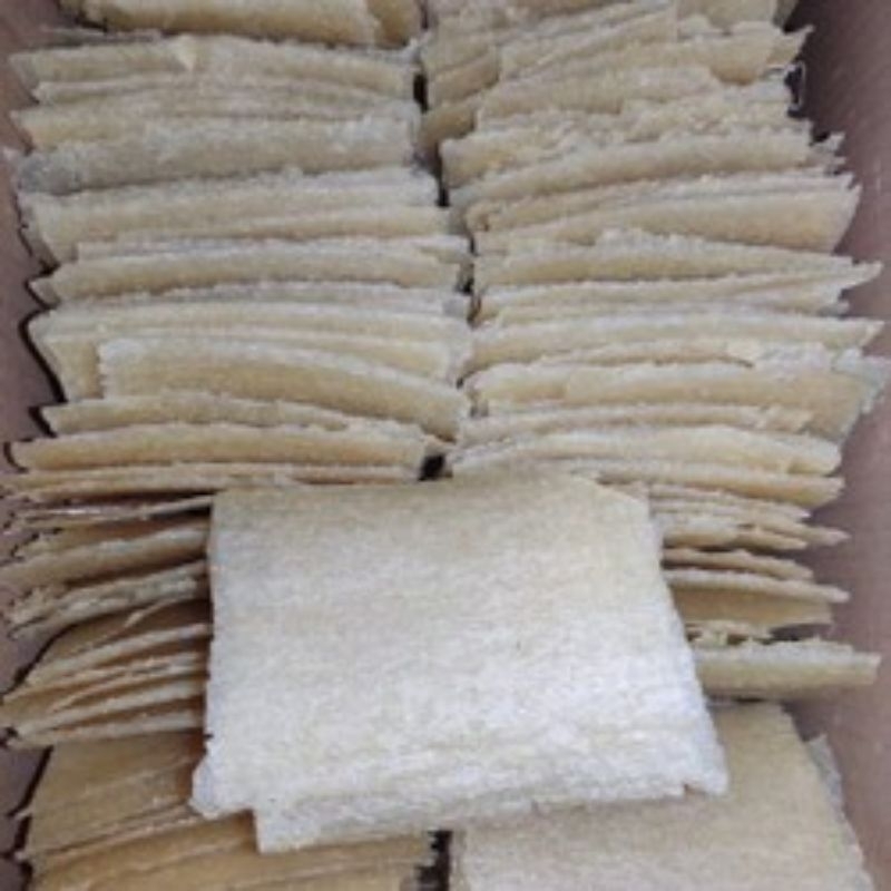 Jual Kerupuk Beras / Lempeng Beras / Kerupuk Gendar Mentah 1 Kg ...