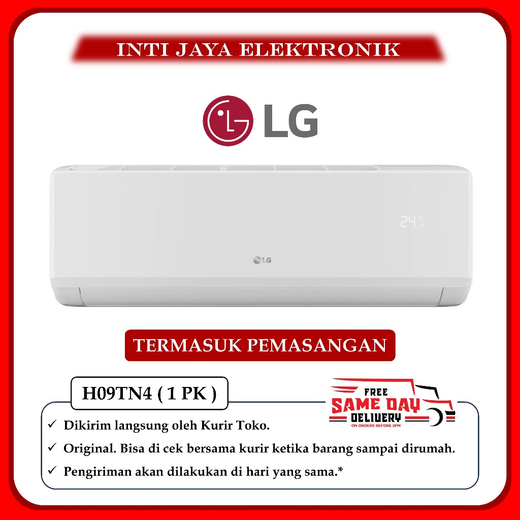 Jual AC LG 1 PK LOW WATT H09TN4 GARANSI RESMI LG INDONESIA | Shopee ...