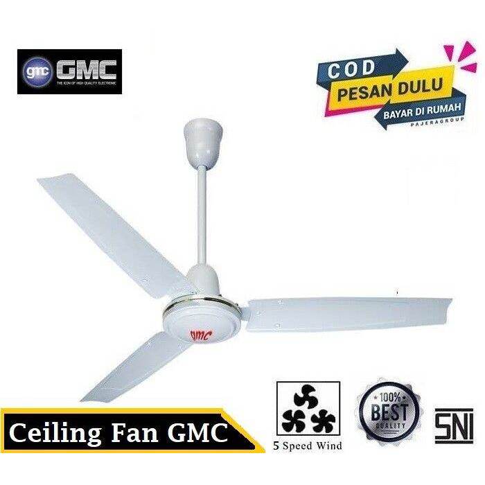 Jual GMC Ceiling Fan 56 Inch BM 503 - Kipas Baling Baling Besi Warna Hitam dan Putih | Shopee ...