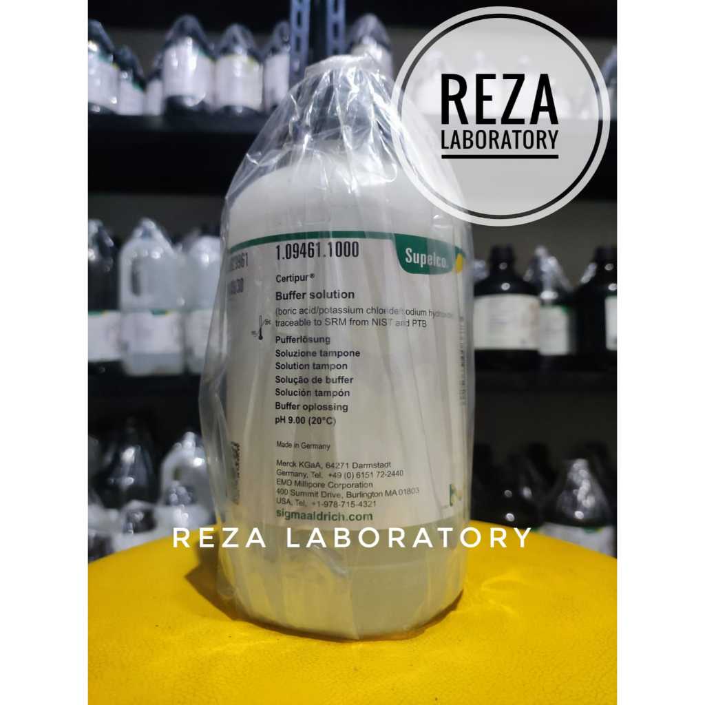 Jual BUFFER SOLUTION / LARUTAN BUFFER pH 9 MERCK 109461 50ML | Shopee ...