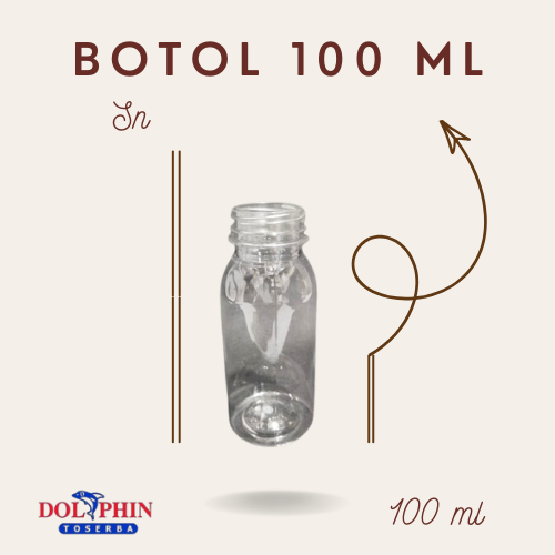 Jual ISI 1 PCS - Botol Plastik SN / Botol ROUND 100ml SN Tutup/ Botol ...