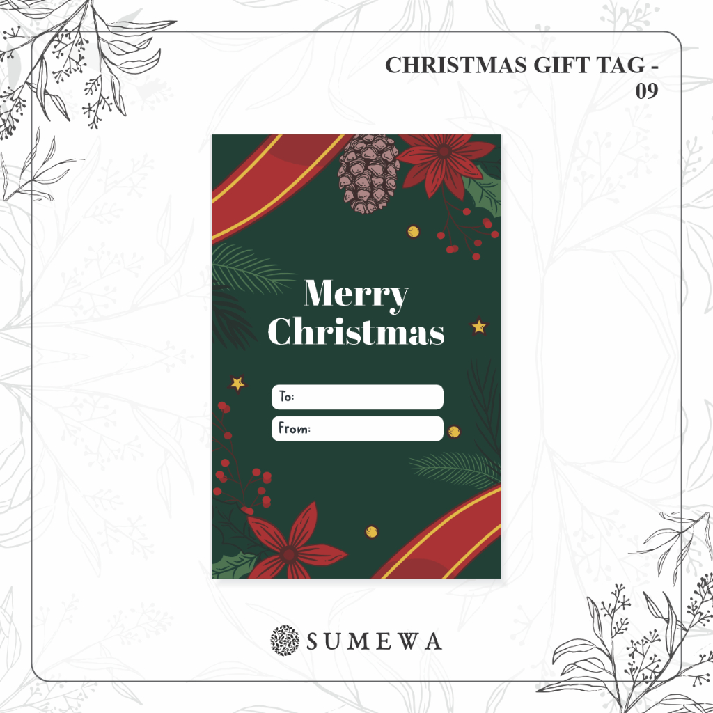 Jual Gift Tag Natal / Hang Tag Natal / Tag Kado Natal / Kartu Parcel ...