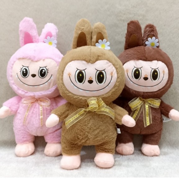 Jual Boneka Labubu Boneka Viral Tinggi 45cm Bahan Halus | Shopee Indonesia