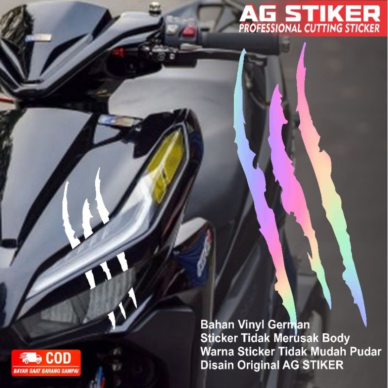 Jual STIKER MOTOR CAKARAN MONSTER CUTTING STIKER VIRAL | Shopee Indonesia