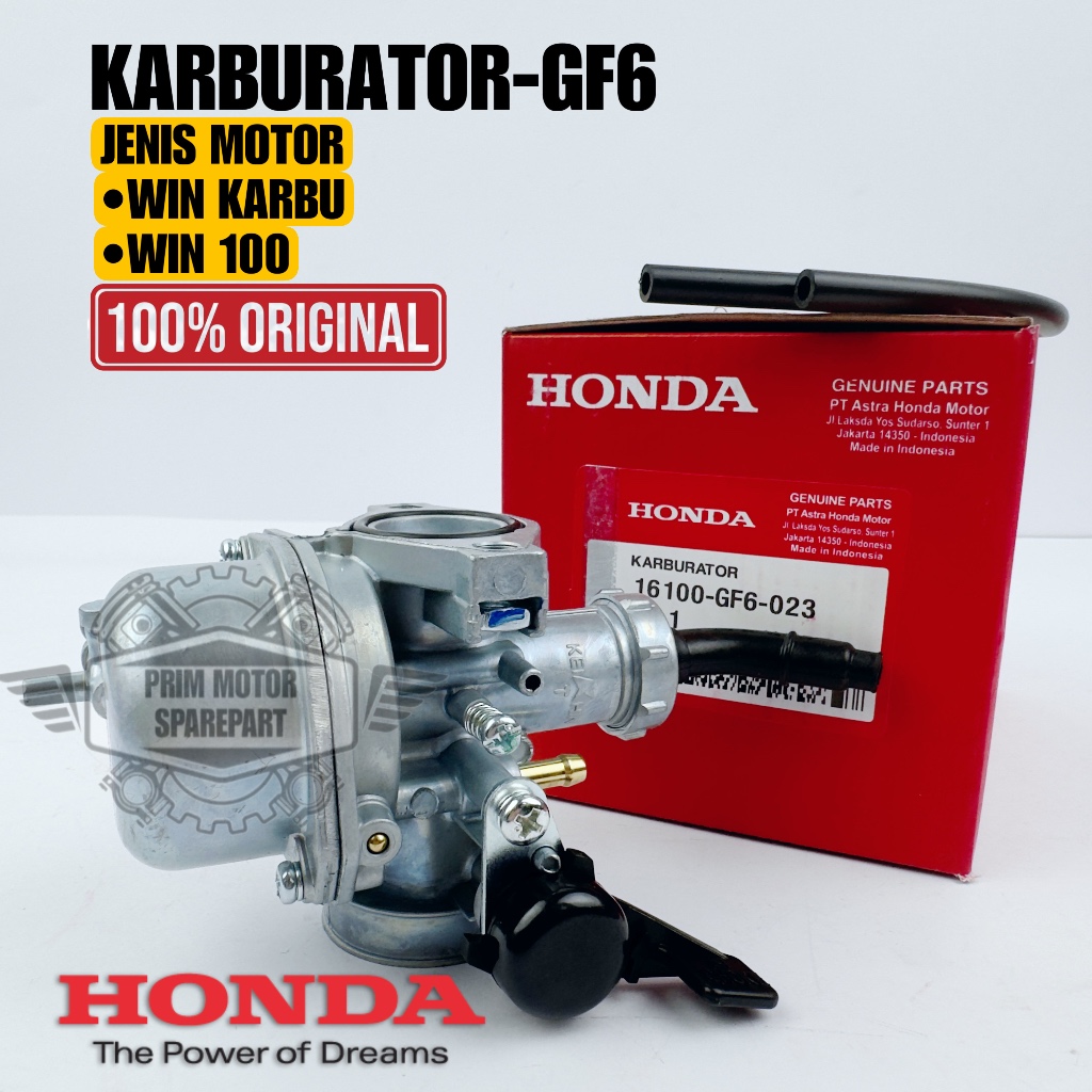 Jual KARBURATOR ORIGINAL GF6 HONDA WIN LAMA/ WIN OLD/ WIN 100/ WIN ...