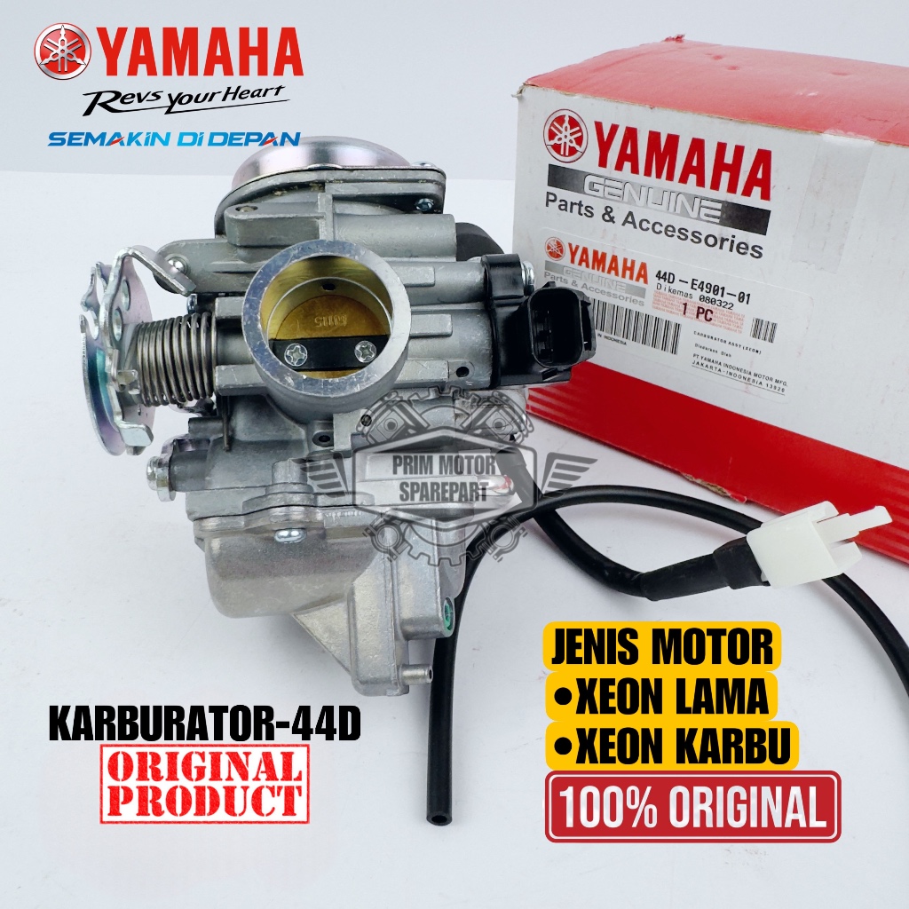 Jual KARBURATOR ORIGINAL 44D YAMAHA XEON LAMA/ XEON OLD/ XEON KARBU/ KUALITAS ASLI YAMAHA YGP ...