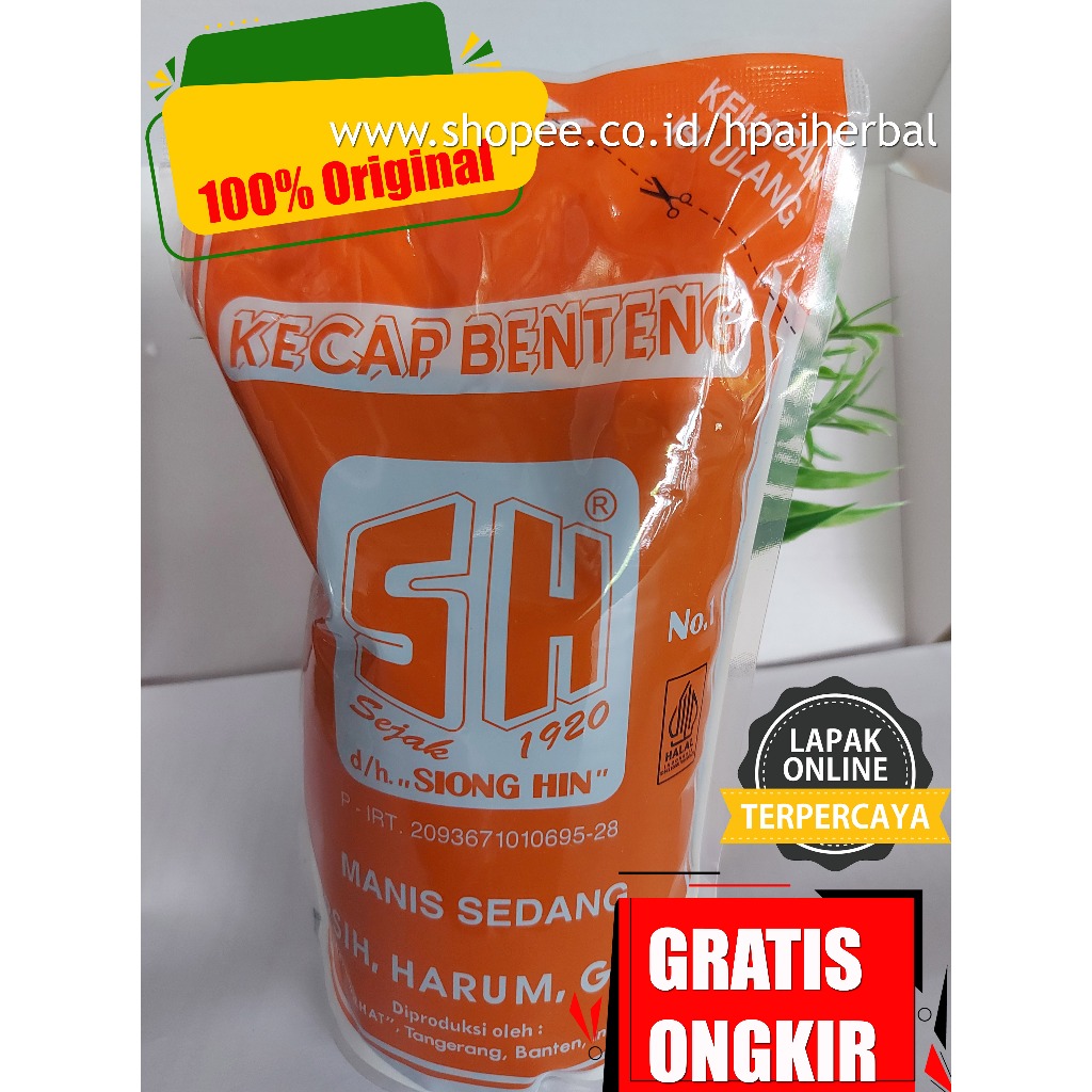 Jual Kecap SH benteng manis sedang SH siong hin 620 ml | Shopee Indonesia
