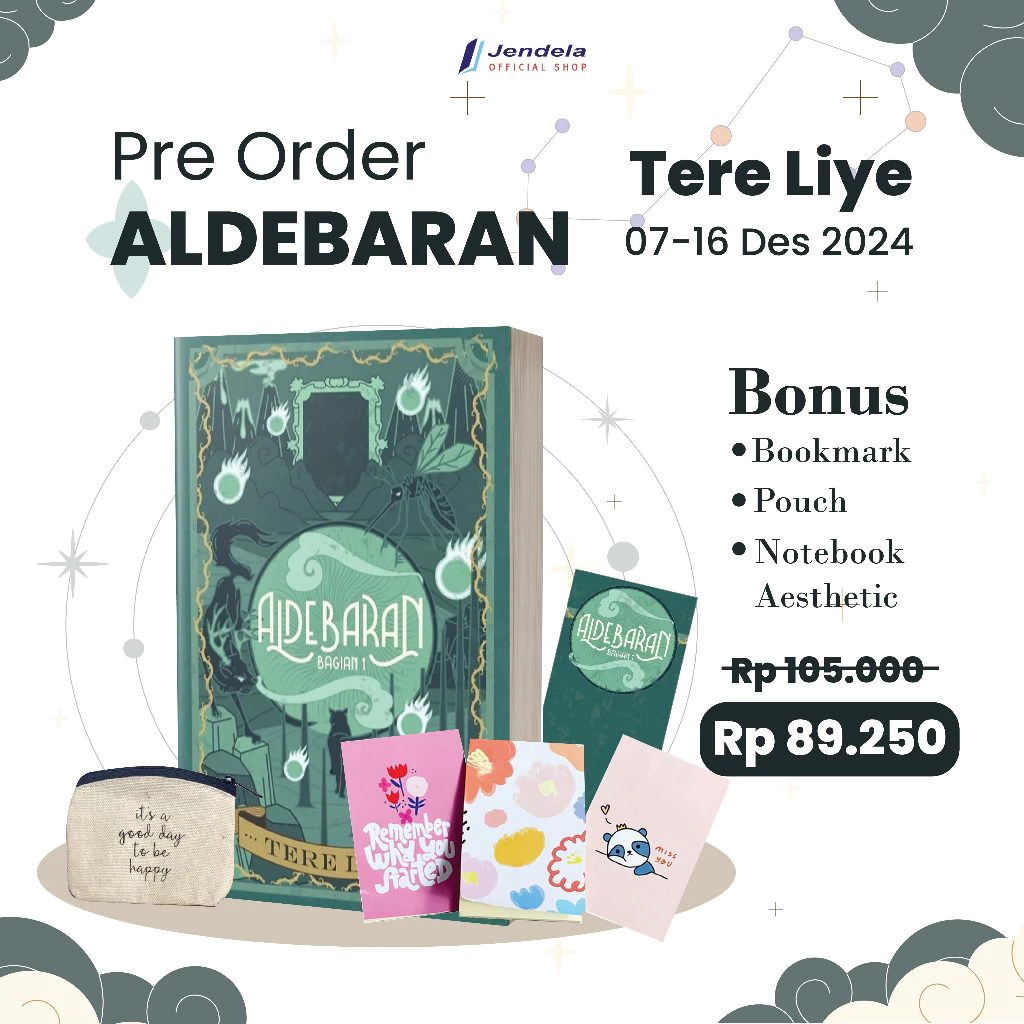 Jual Novel Tere Liye Aldebaran Bagian 1 Buku Ke16 Serial Bumi - Sabak Grip | Shopee Indonesia