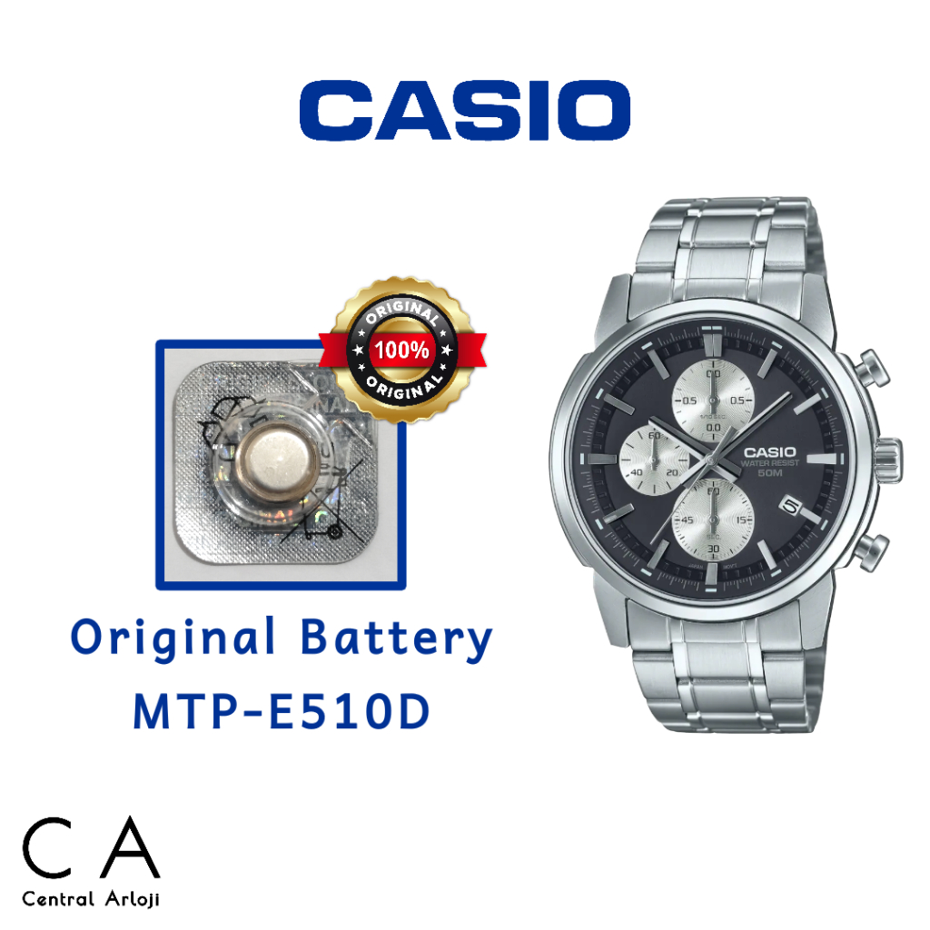 Jual Baterai Jam Tangan Casio MTP-E510D Original | Shopee Indonesia