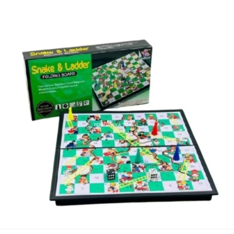 Jual Mainan Games Dadu Snack & Ladder Mainan Ular Tangga Floading Board ...