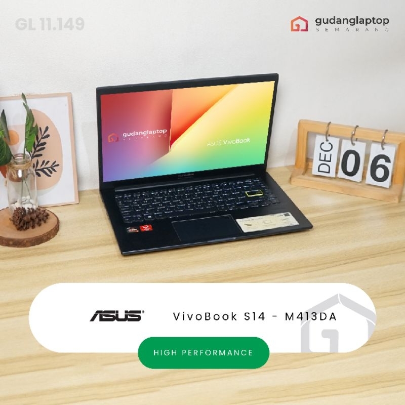 Jual ASUS VivoBook S14 - M413DA AMD Ryzen 7-3700U 8/512, Fingerprint ...