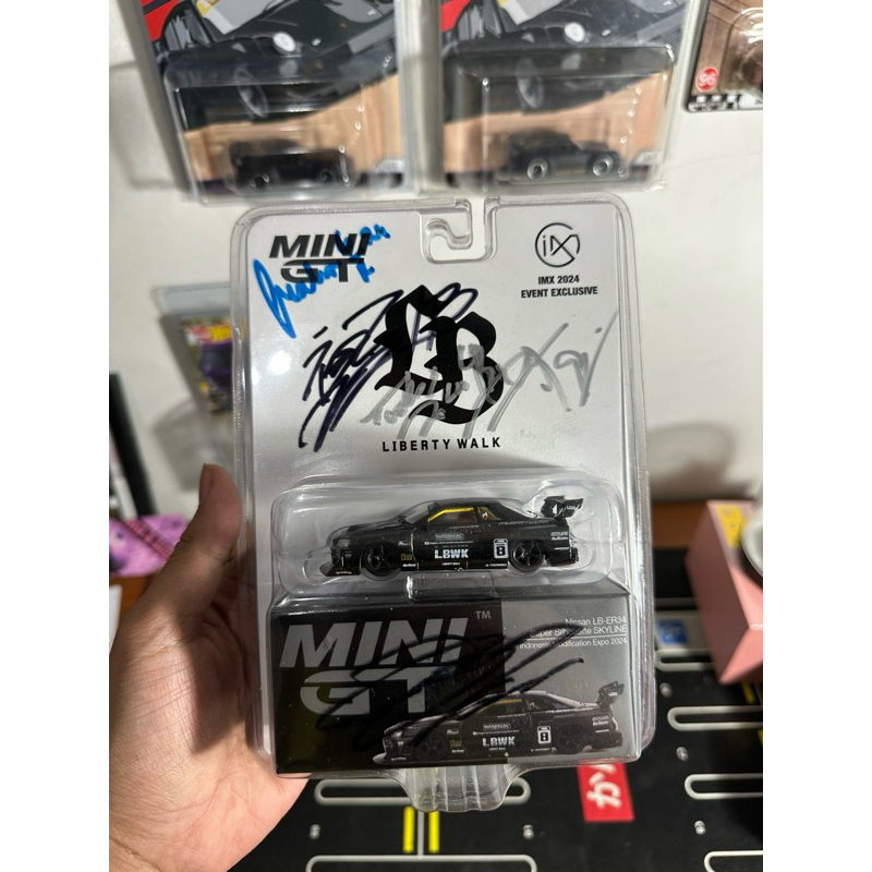 Jual MINI GT LBWK NISSAN SKYLINE R34 IMX 2024 FULL SIGN | Shopee Indonesia