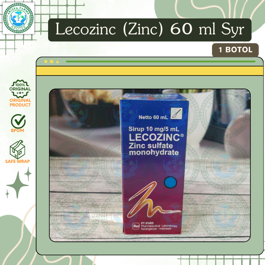 Jual Lecozinc (Zinc) 60 ml Syr per botol | Shopee Indonesia