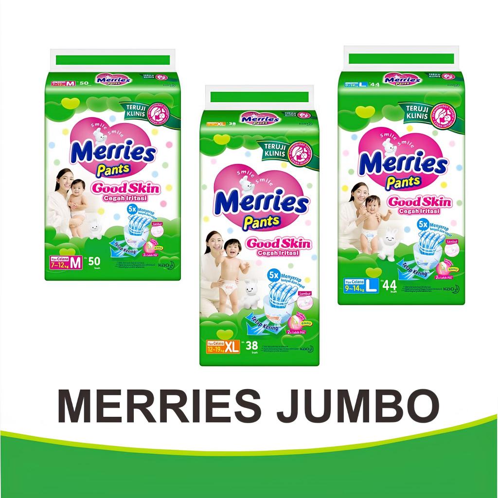 Jual Pampers Merries pant ukuran Jumbo | Shopee Indonesia
