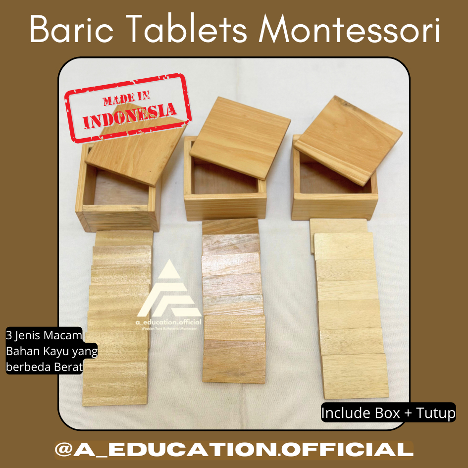 Jual Montessori Baric Tablets Montessori Sensorial Baric Tablet ...