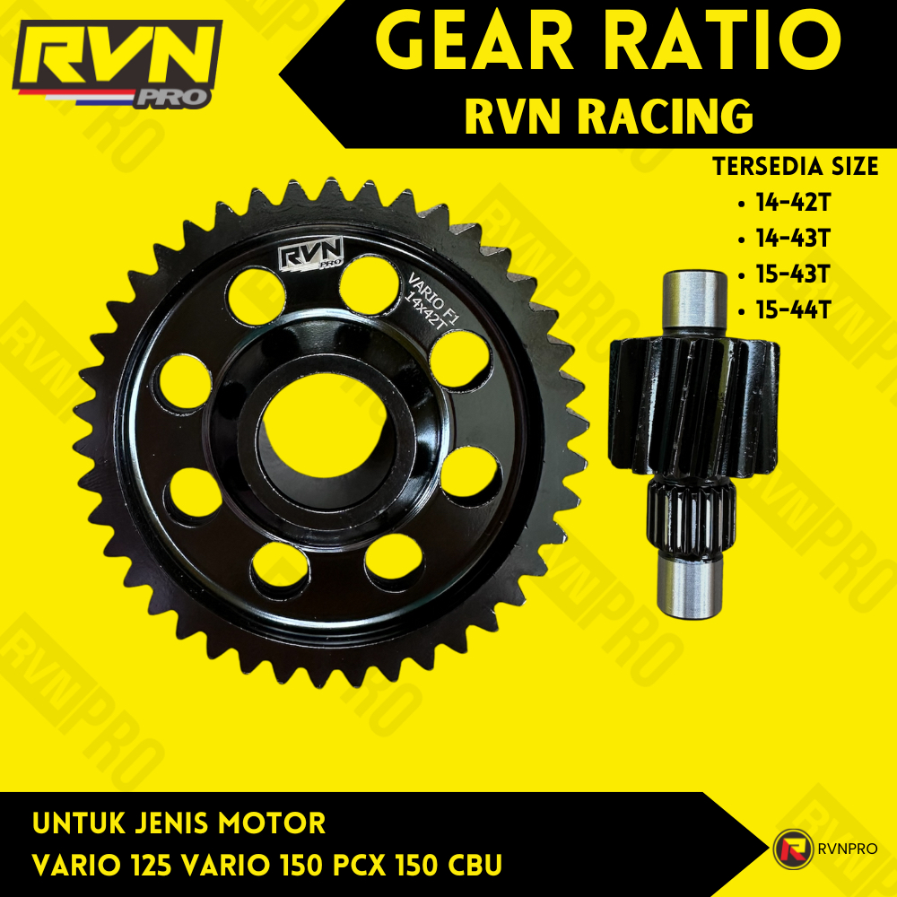 Jual GEAR GIGI RATIO RASIO VARIO 125 VARIO 150 PCX 150 CBU THAILAND 14/ ...