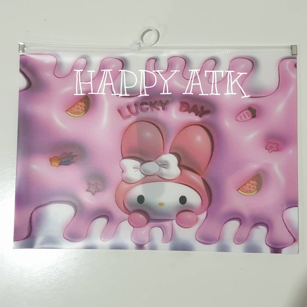 Jual MAP MIKA A4 / ZIP LOCK MAP PLASTIK / MAP MULTIFUNGSI KUROMI ...