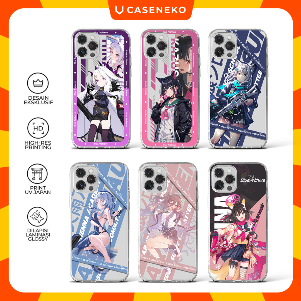 Jual Case All Chara Blue Archieve Karakter Anime Game Custom Casing ...