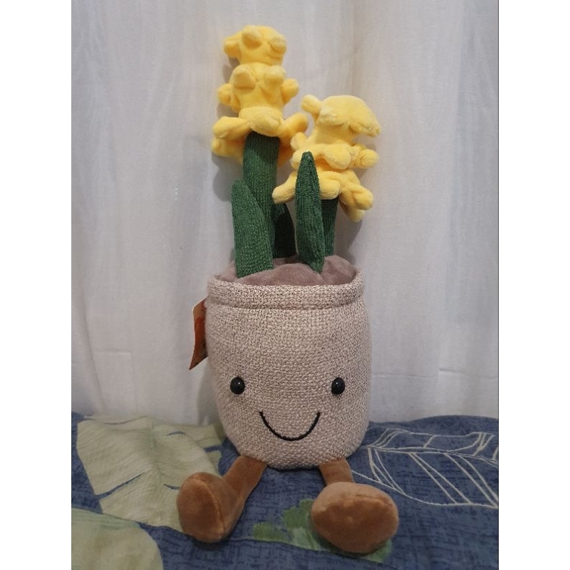 Jual Boneka Pot Bunga Tanaman Hyacinth Lavender Kuning mirip jellycat ...