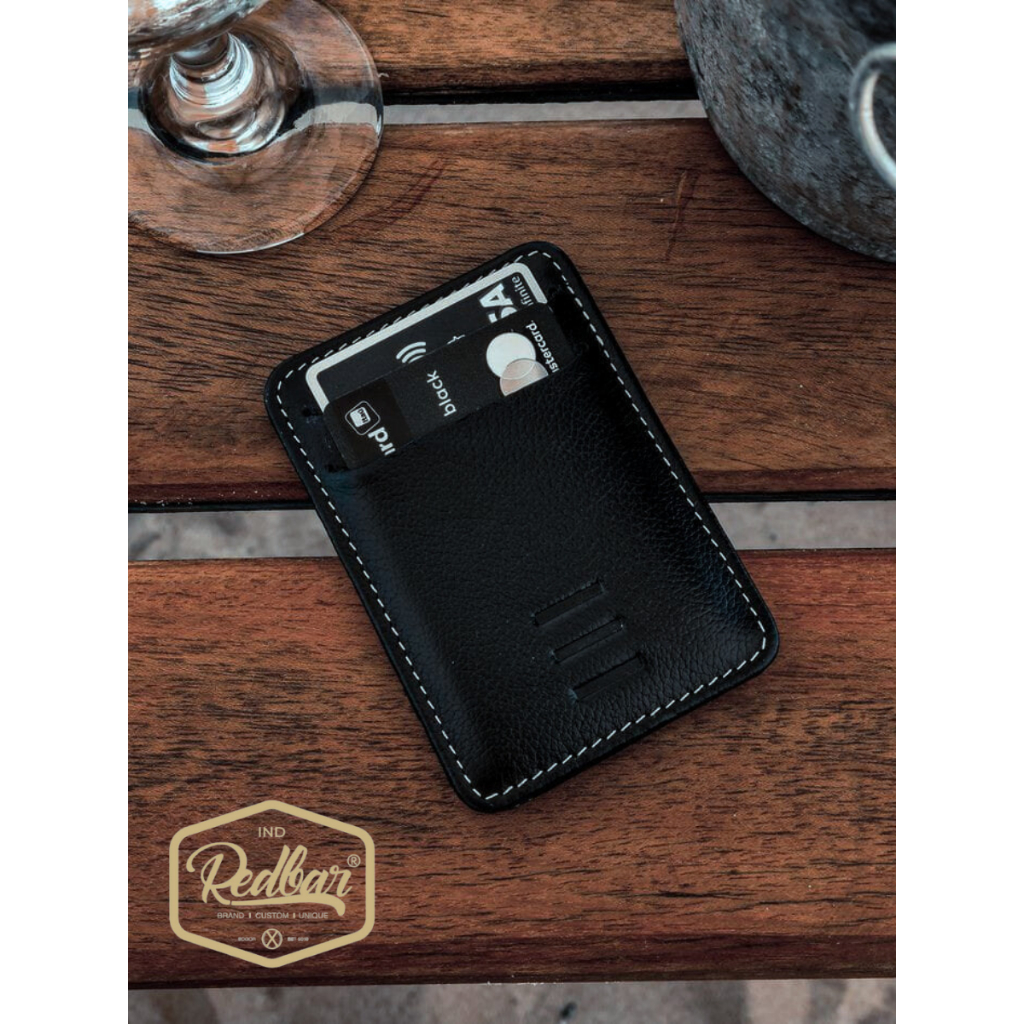 Jual Dompet Kartu Bisa Custom Nama Logo Satuan Vintage Elegan Klasik ...