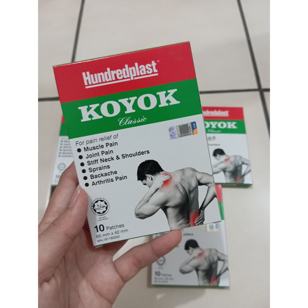Jual HUNDREDPLAST MEDICATED KOYOK PLASTER 10lbr JASTIP MALAYSIA UNTUK OTOT DAN SENDI EXP 2027 ...