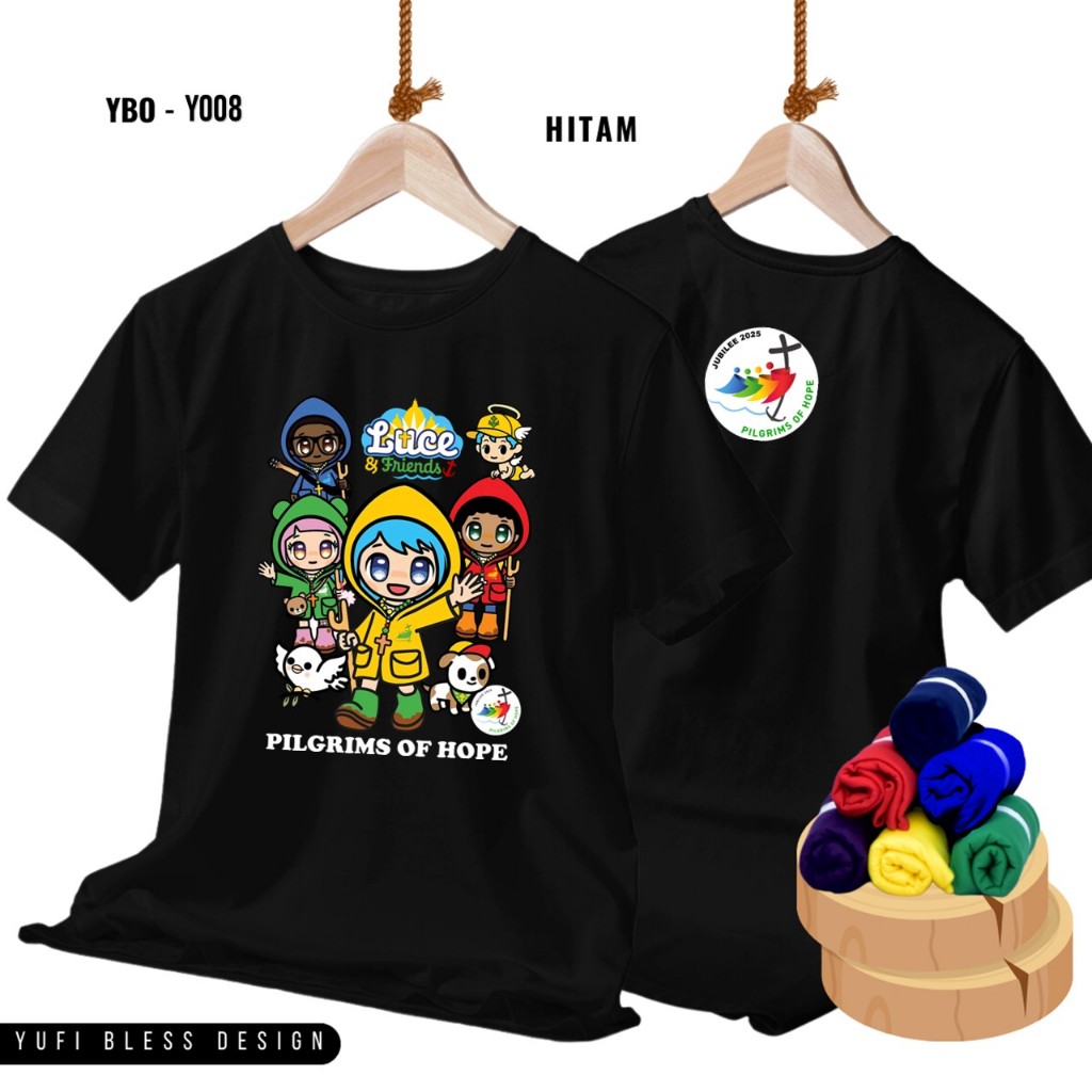 Jual T Shirt / Kaos Kristen & Katolik Edisi Luce Maskot Tahun Yubileum ...