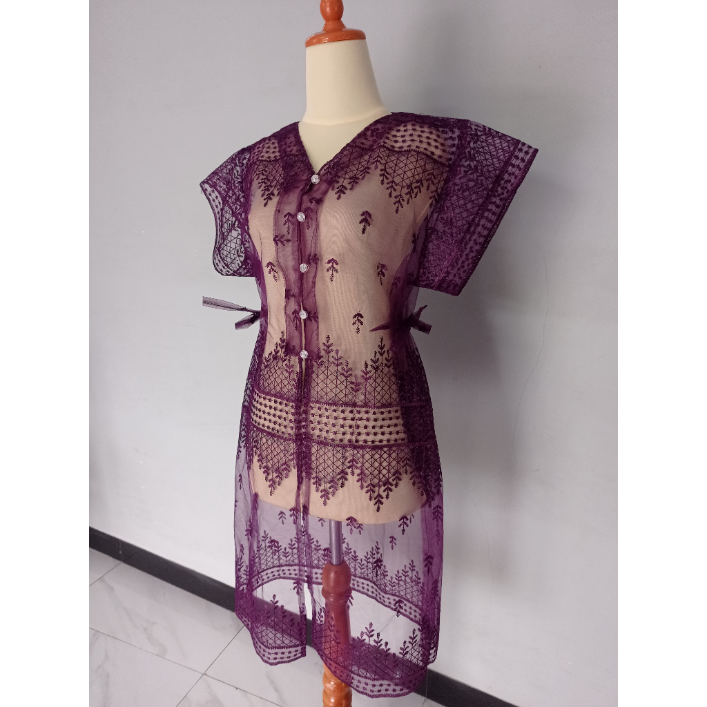 Jual outer brukat kebaya modern tali samping | Shopee Indonesia