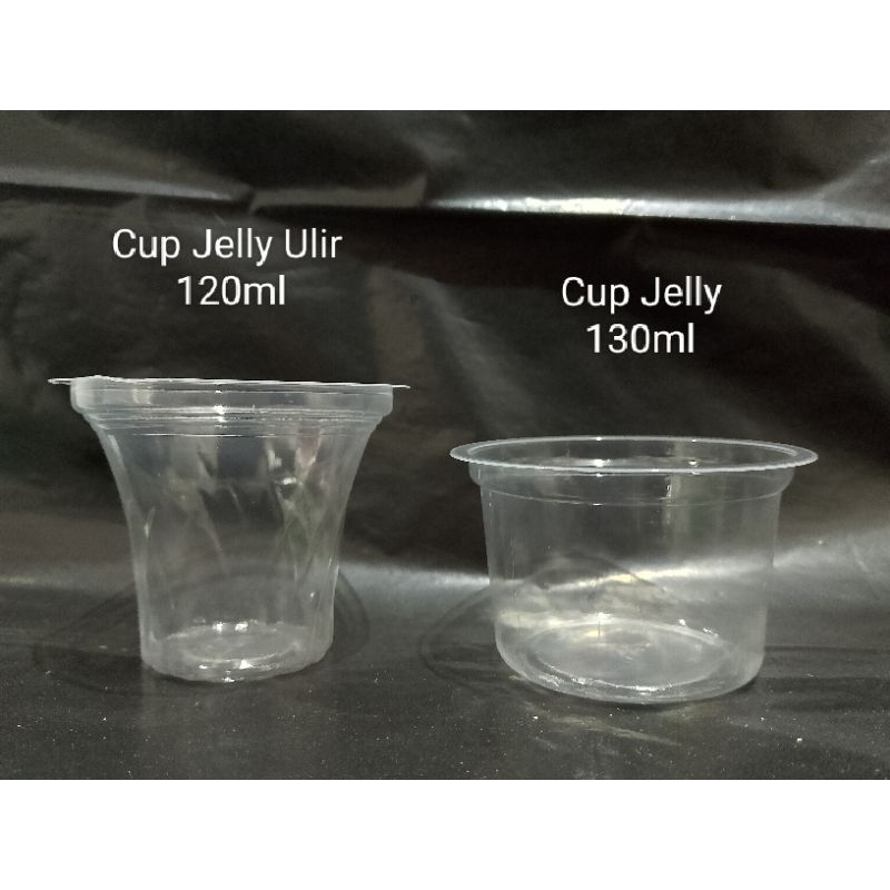 Jual Cup Jelly/Cup Jelly Ulir Ukuran 120ml dan 130ml 1 Pack isi 50 pcs | Shopee Indonesia