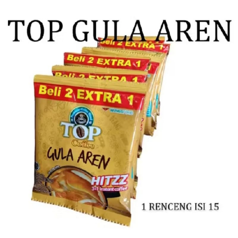 Jual Kopi Sachet TOP GULA AREN Renteng | Shopee Indonesia