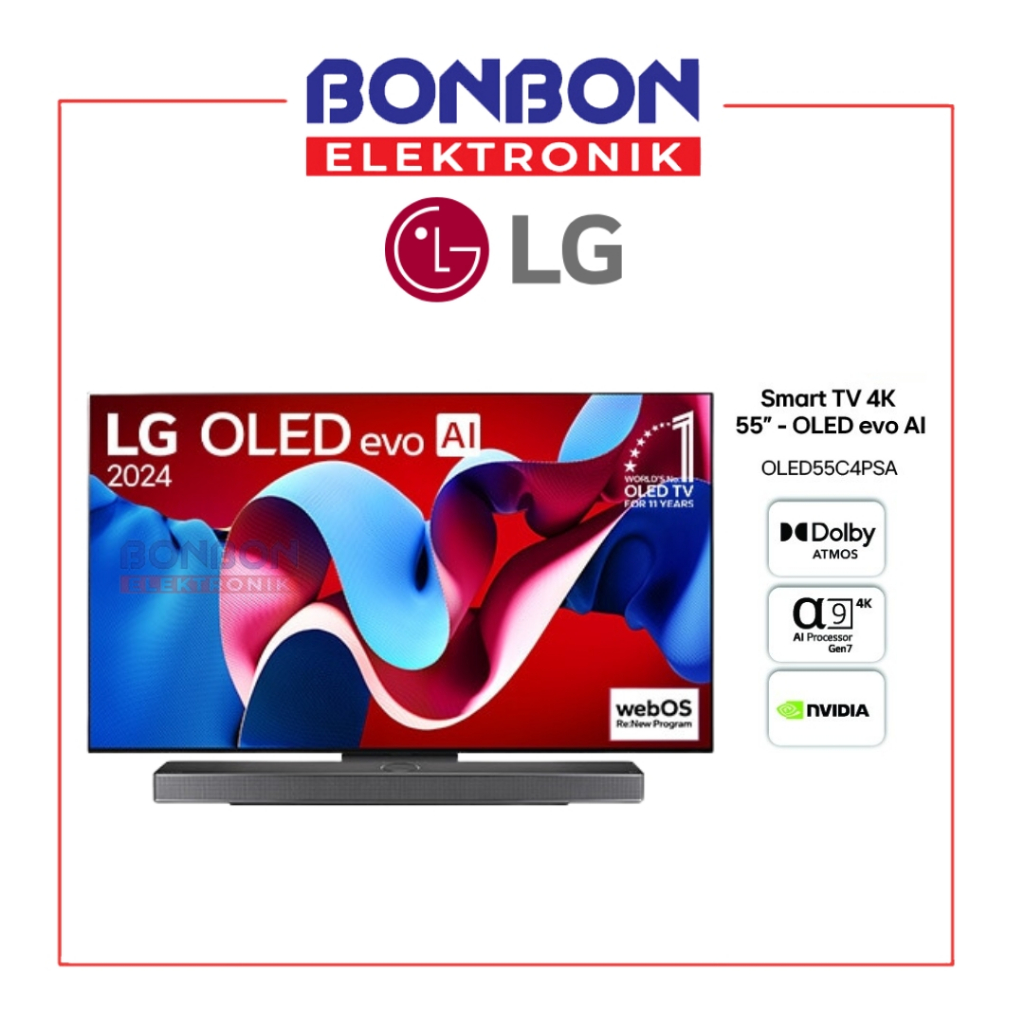 Jual LG LED Smart TV 55 Inch 4K OLED evo OLED55C4PSA / OLED55C4 / OLED ...
