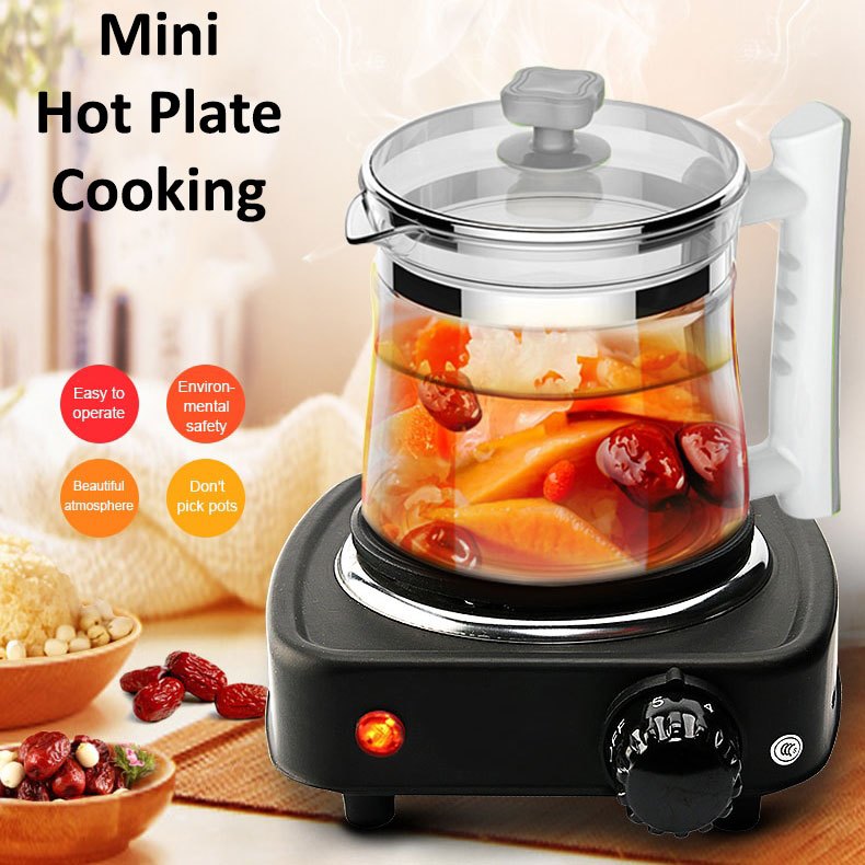 Jual Kompor Listrik Mini Hot Plate Cooking 500W Portable Stove Hemat ...