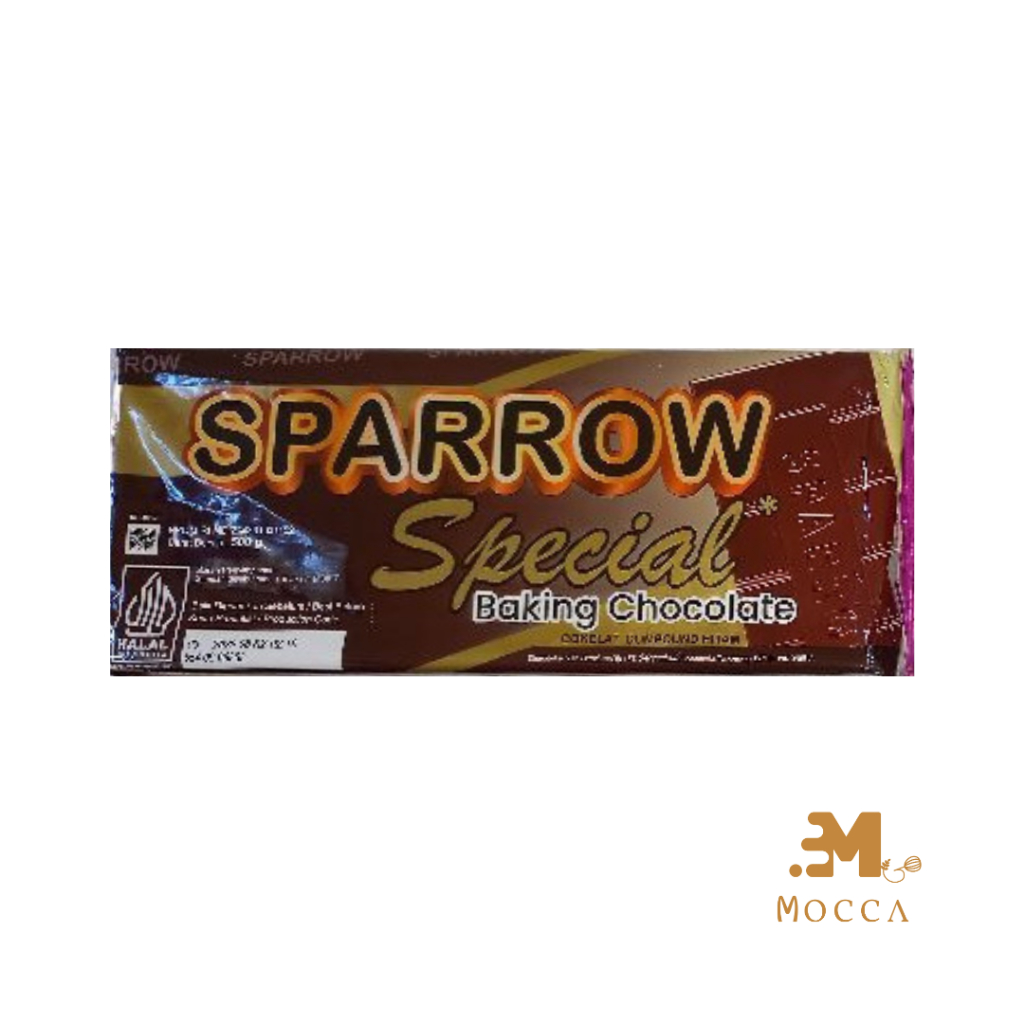 Jual SPARROW SPECIAL BAKING CHOCOLATE 500GR (TAMBAHKAN EXTRA PACKING ...