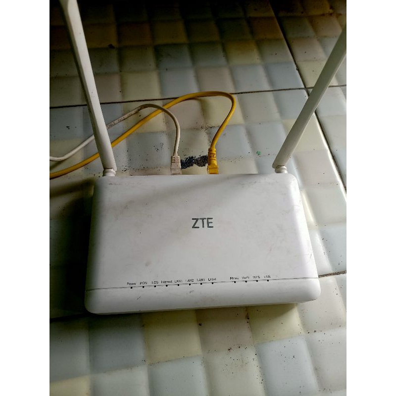 Jual modem wifi router Gpon ZTE + adaptor | Shopee Indonesia