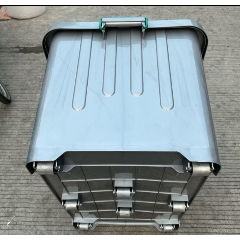 Jual box container plastik CB tebel abu abu jumbo 180liter | Shopee ...