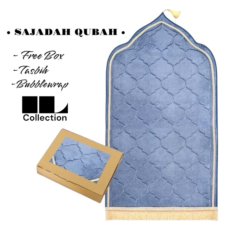 Jual Sajadah Qubah Free Box Sajadah Halus Dan tebal | Shopee Indonesia