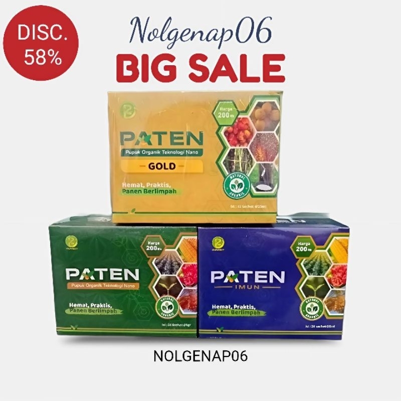 Jual Pupuk paten gold original 100% | pupuk organik paten gol | pupuk ...