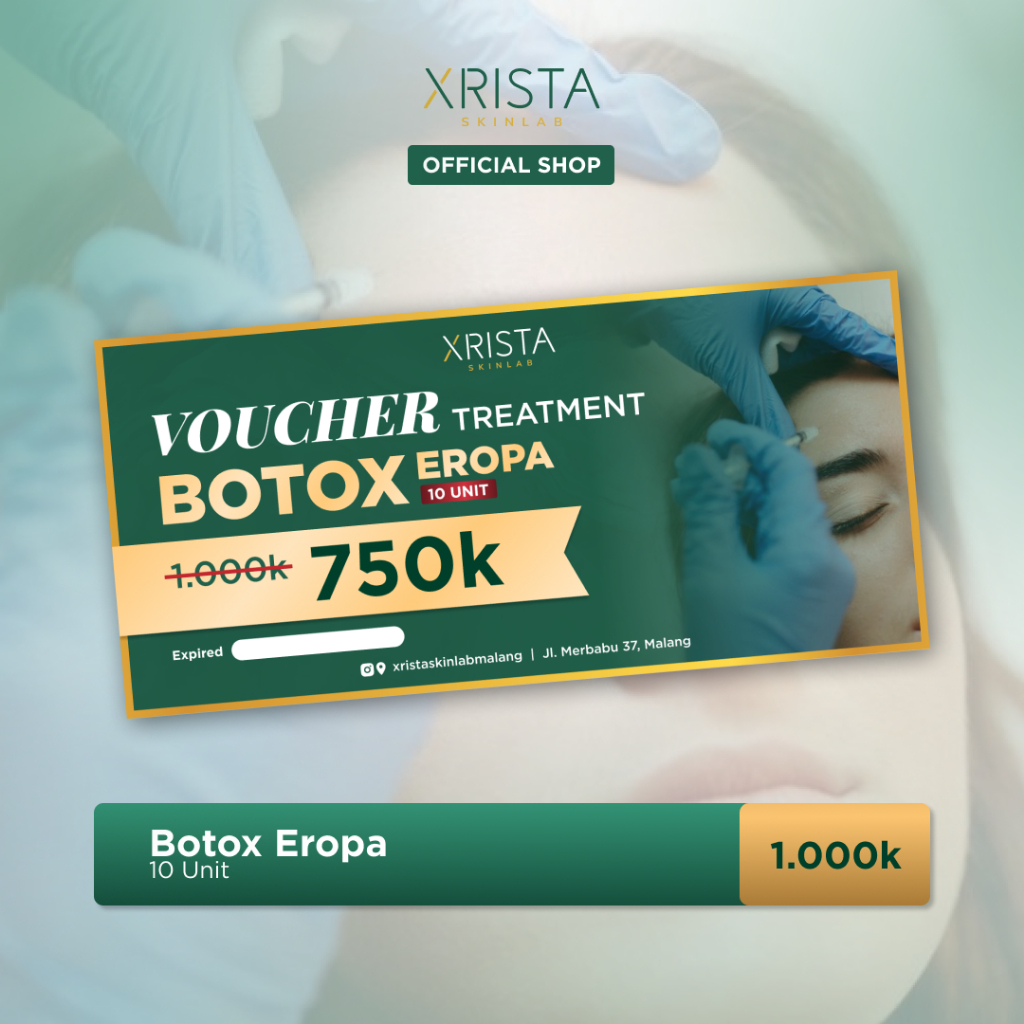 Jual [XRISTA VOUCHER] Treatment BOTOX EROPA 10 unit | Shopee Indonesia