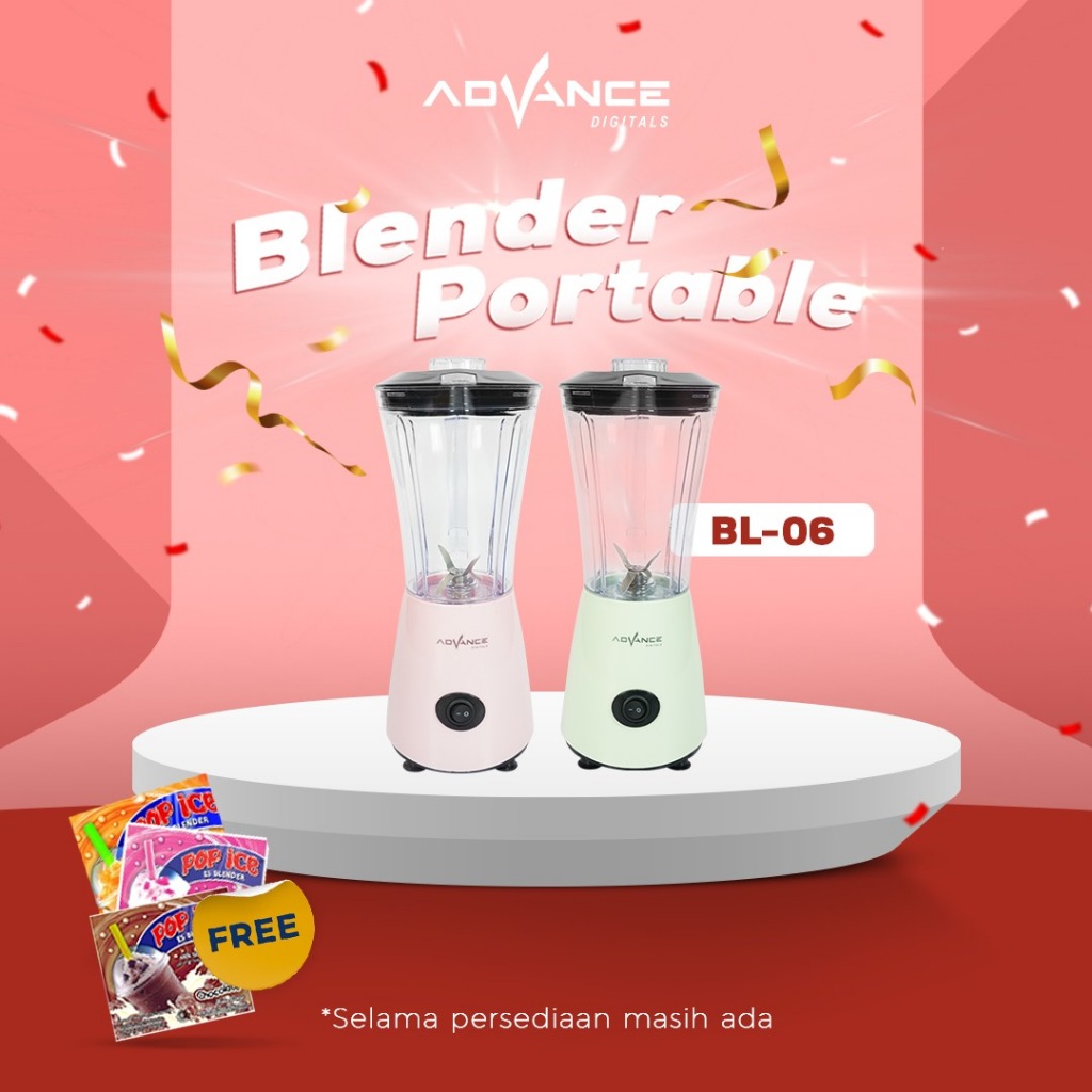 Jual Advance BL06 Blender 1.2 Liter Multifungsi daya Hemat 180 Watt Sudah Foodgrade Garansi ...