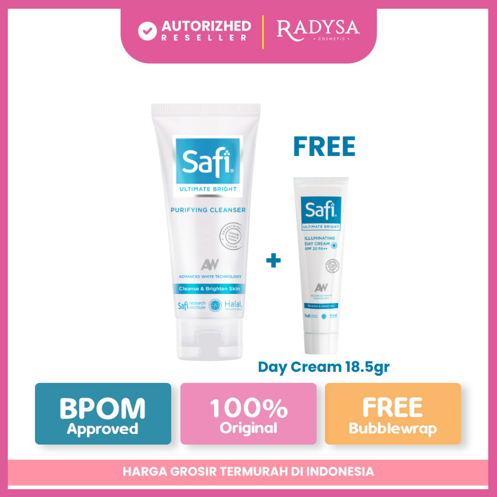 Jual RADYSA - SAFI ULTIMATE BRIGHT PURIFYING CLEANSER 100GR - Foam Cleanser / crystall essence ...