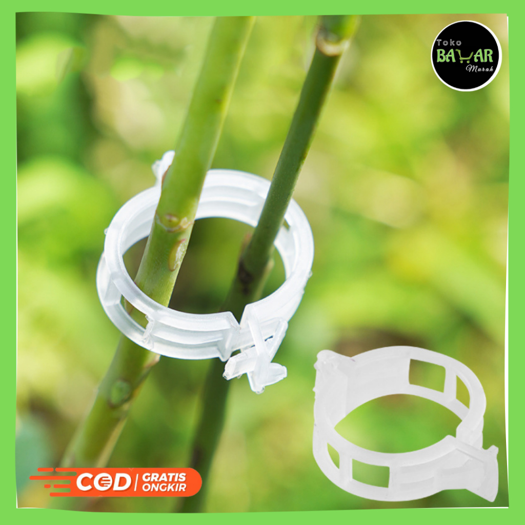 Jual Klip Pengikat Batang Ranting Tanaman Untuk Berkebun / Trellis Clip ...