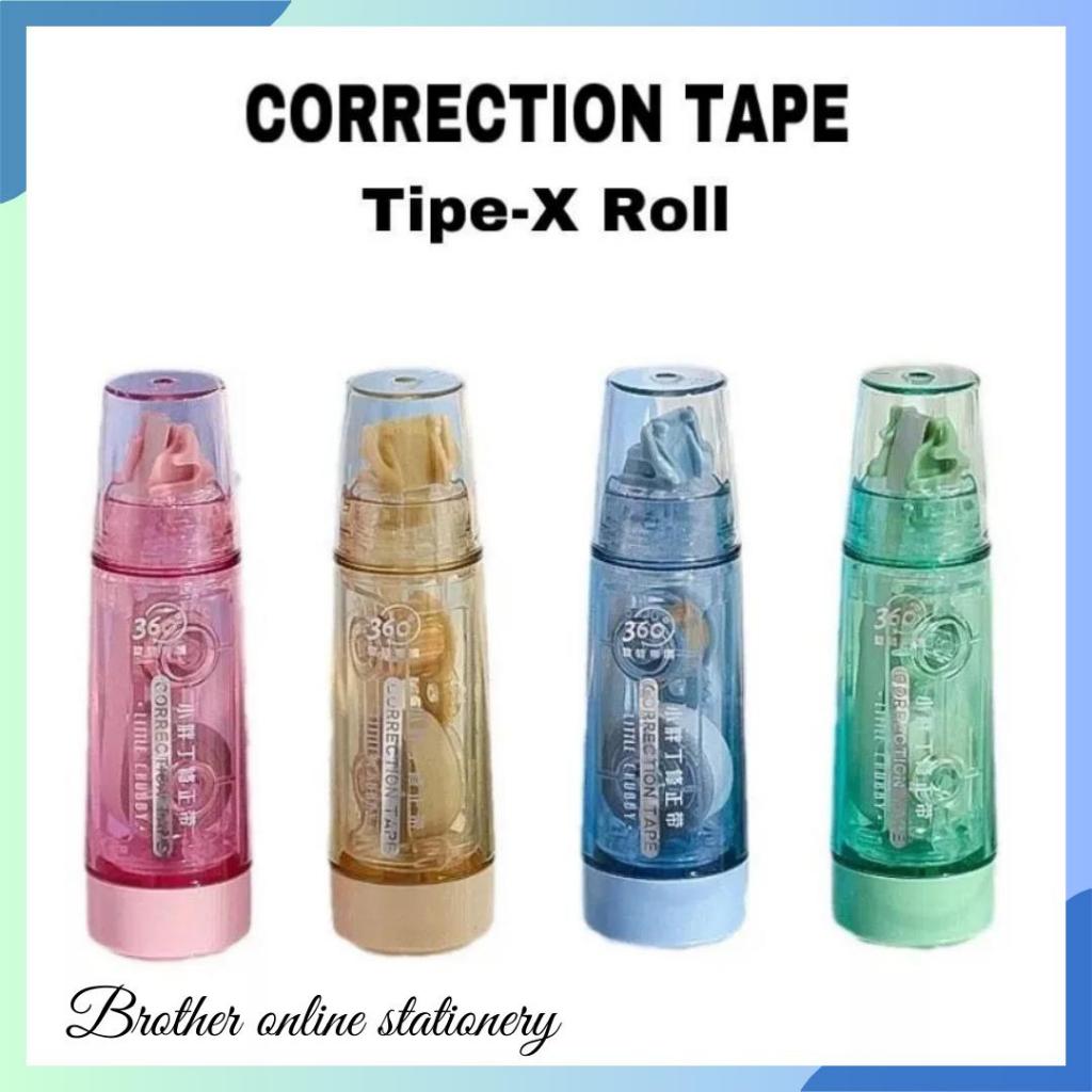 Jual BOS Correction Tape 6 mm/Tipe-x Roll Refillable/Corretion Tape ...