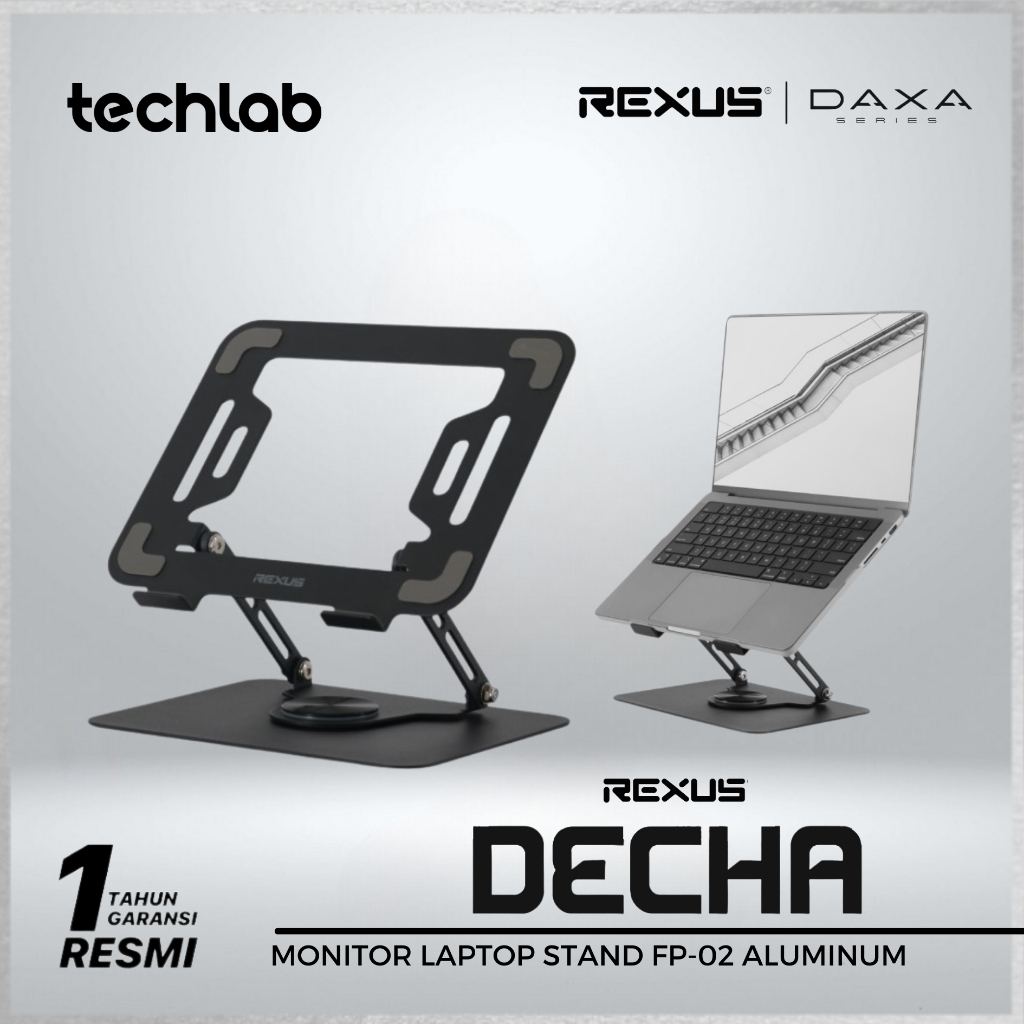 Jual Rexus Laptop Stand Decha FP02 / FP-02 / Macbook Stand Holder ...