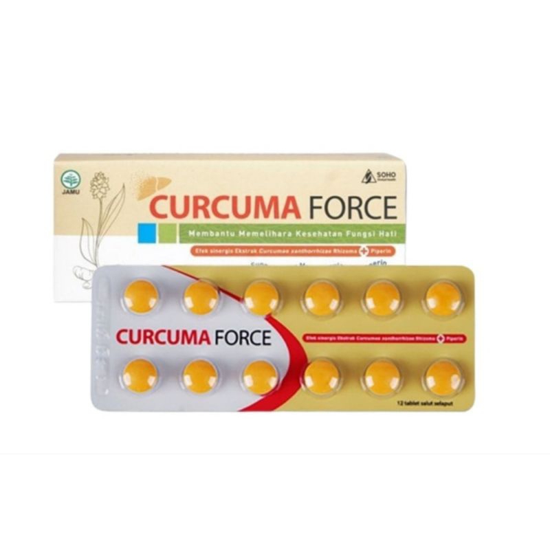 Jual CURCUMA FORCE STRIP 12 TABLET | Shopee Indonesia