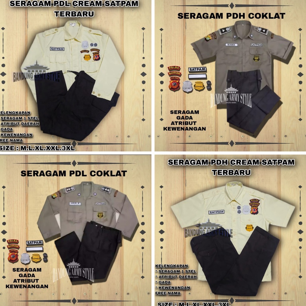 Jual KODE K94P Seragam security terbaru Seragam PDH terbaru Seragam ...