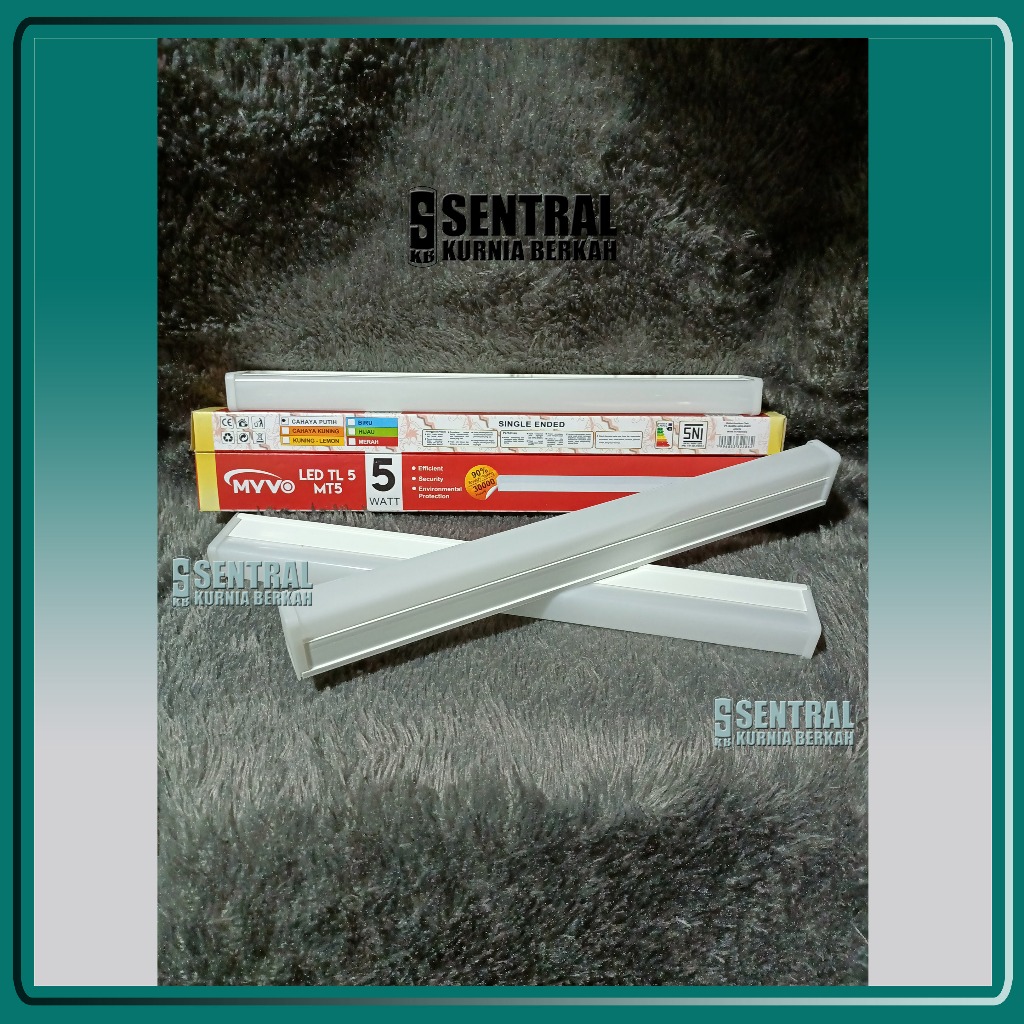 Jual Lampu Neon 5 Watt TL5 Led Tube MYVO Cahaya Putih (Panjang 30cm ...
